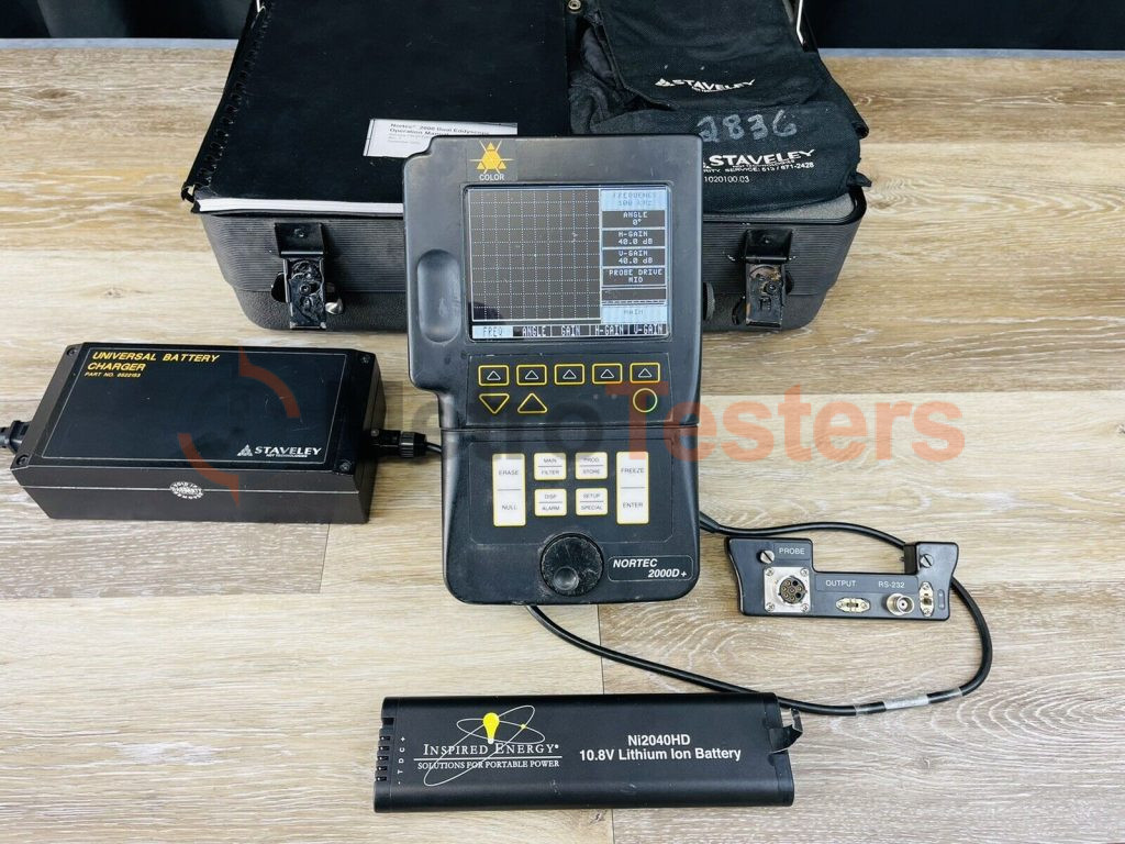 Olympus Staveley Nortec 2000D+ NDT Flaw Detector - Metro Testers